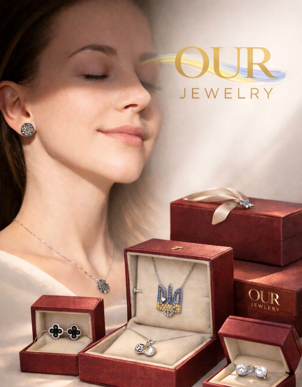 Ukrainian Silver 925 Gold 585 Jewelry|Earrings, Rings & Necklaces USA ...