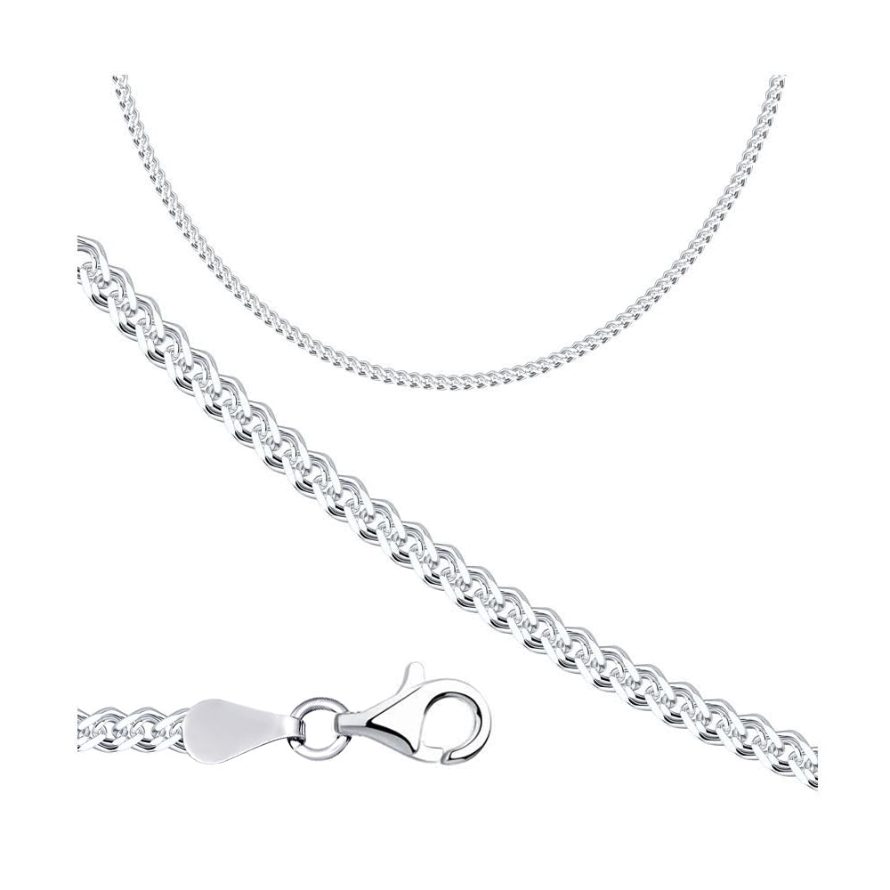 Срібний ланцюжок Нона / Sterling Silver Nona Chain 925 — витончене пле ...